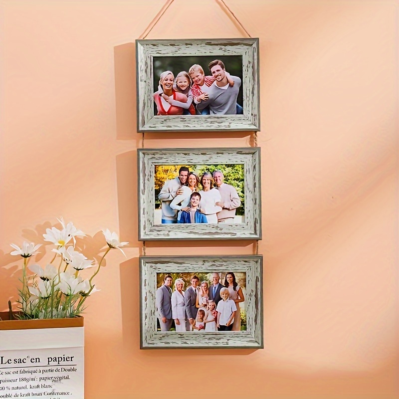 1pc 3-in-1 Combination Wall-mounted Photo Frame-Hanging Photo Frame ...