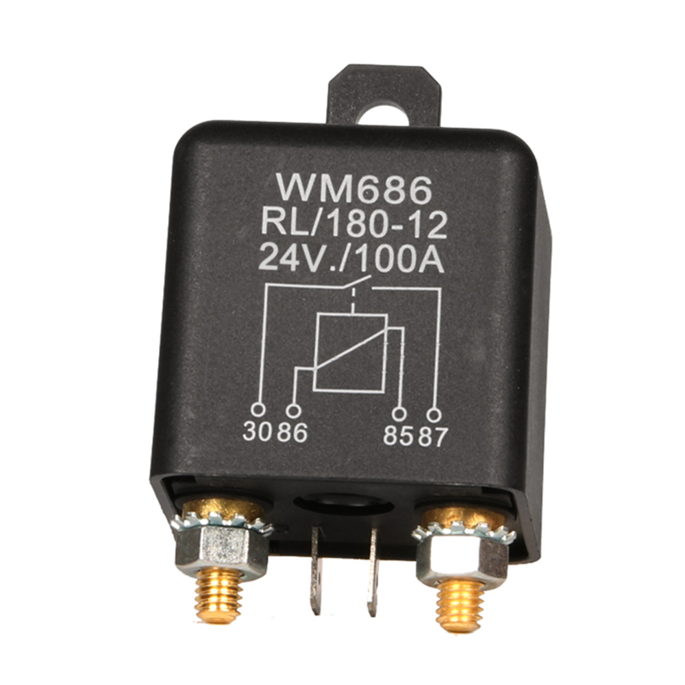 4Pin 12V/24V Relay Module 200A 100A High Current Relay Starting Relay ...