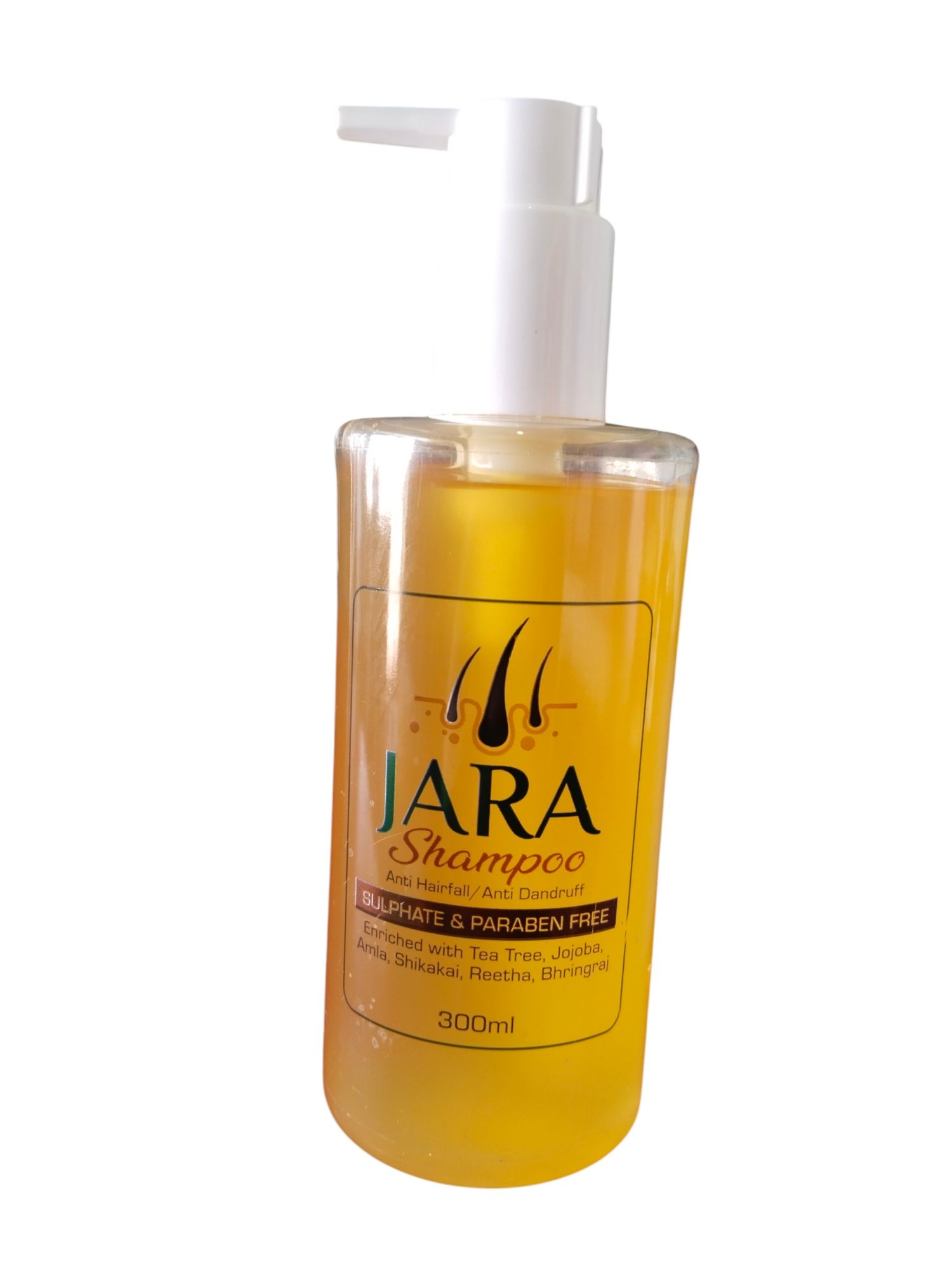 Jara Anti Hair Fall, Anti Dandruff,Hair Growth Shampoo 300ml,Root to ...